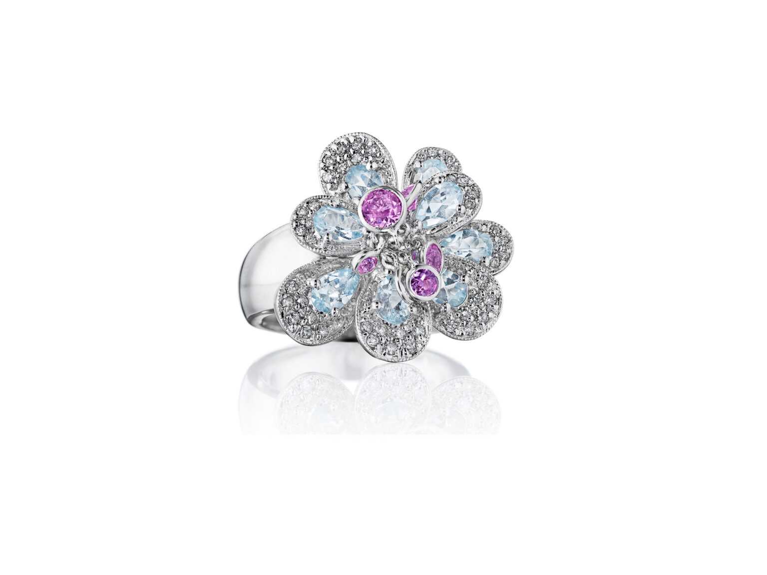 Royal Kunzite Crown Ring - Hammerman Jewels