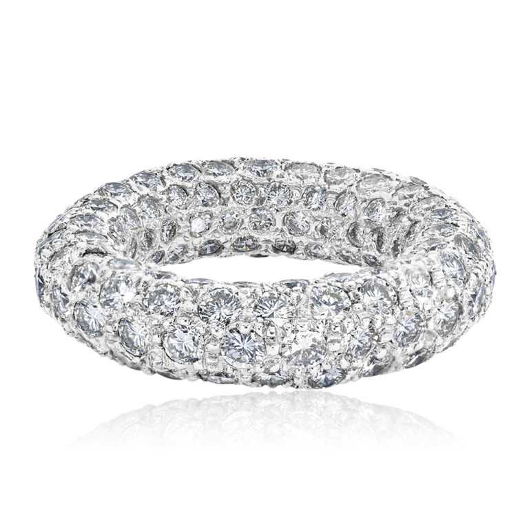Diamond Donut Ring - Hammerman Jewels